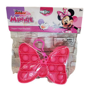 Disney | Toys | Disney Junior Minnie Mouse Bow Popper Fidget Keychain ...